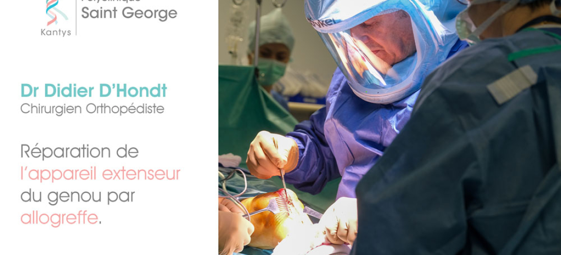 [ORTHOPEDIE] L'allogreffe de l'appareil extenseur du genou expliquée ...